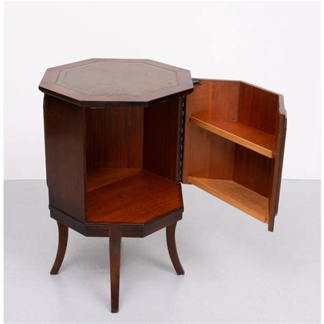 Octagonal Shaped Liquor Cabinet England 1950s Chairish