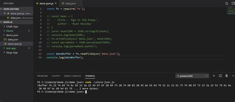 parse json and store json data using node js codez up