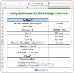 How To Perform Pipeline Design Calculations In Excel ExcelDemy