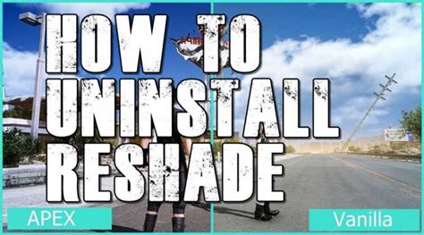 How To Uninstall Reshade From The Game Hitutorials