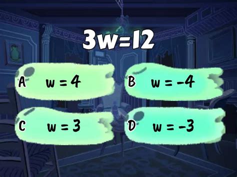 Solving Equations Quiz