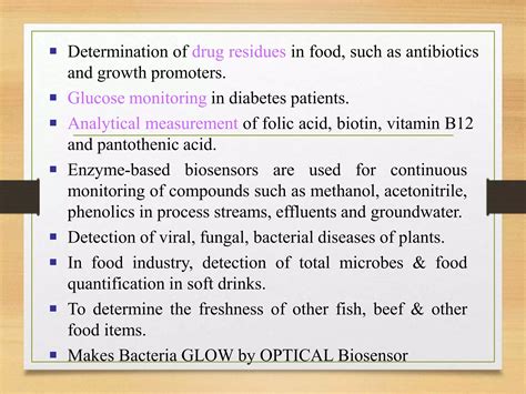 Biosensor Pptx Chemistry Science