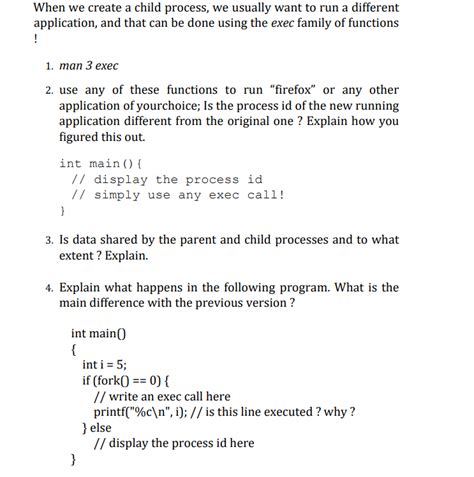 Solved 4 Explain What Happens In The Following Program