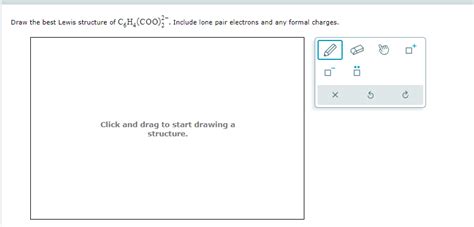 Solved Draw The Best Lewis Structure Of C6h4 Coo 22−