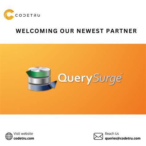 Codetru On Linkedin Codetru Querysurge Partnership Innovation