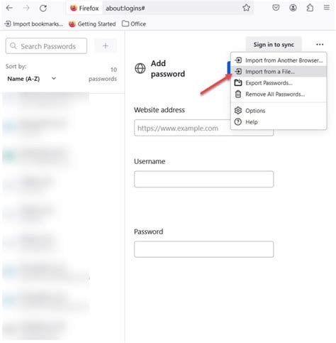 How Can I Import Passwords From Csv File In Firefox