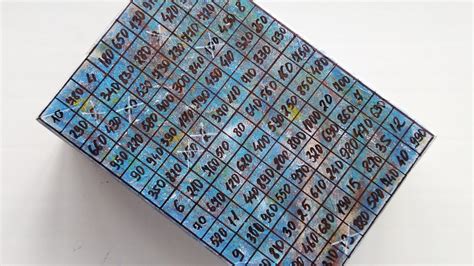 КАК СДЕЛАТЬ КОПИЛКУ ИЗ КОРОБКИ📦 копилка таблица с цифрами💰 своими руками 💰 Youtube