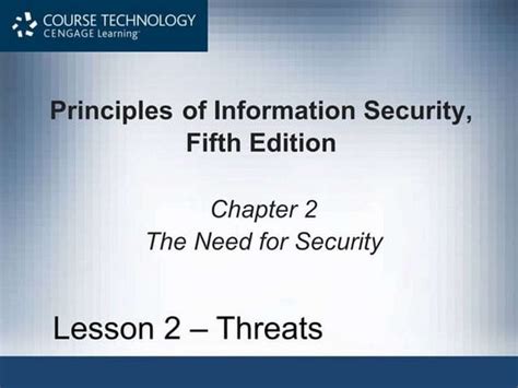information assurance and security chapter 1 lesson 1 ppt