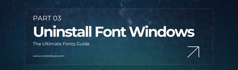 How To Uninstall And Remove Fonts In Windows Curated Type