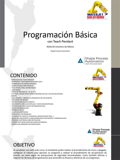 Teach Pendant Programming Pdf Robot Robótica