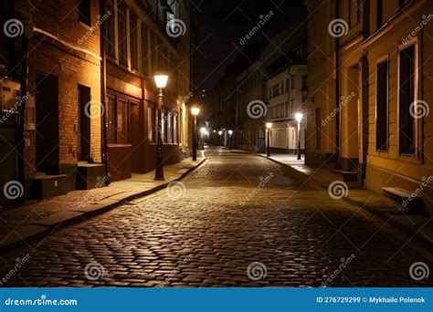 Night Street Light Neural Network Ai Generated Stock Illustration Illustration Of Seedy