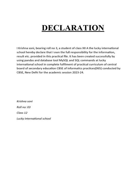 Ip Practical Work Pdf Sql Databases