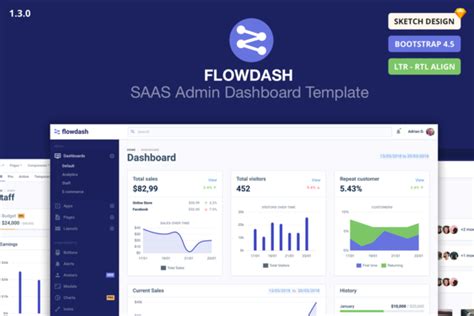 Flowdash Saas Admin Dashboard Template Latest Version Themeprison