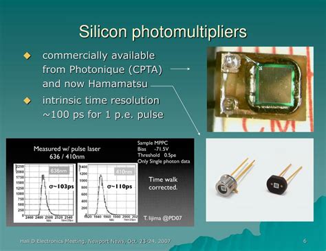 Ppt Silicon Photomultiplier Readout Electronics Powerpoint