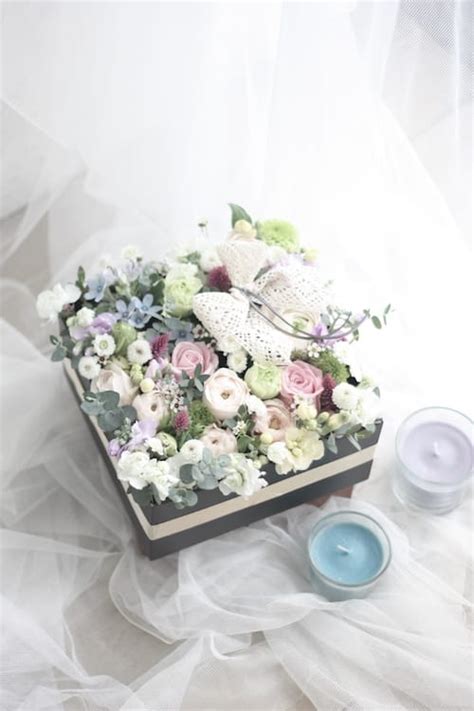 스페셜 020 핑크 앤 화이트 플라워박스 발산동 꽃집