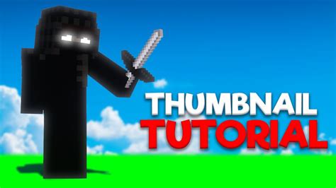 Best Minecraft Thumbnail Tutorial Youtube