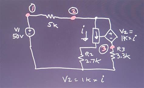 Solved Voltage Source Current Controlled Find Voltage