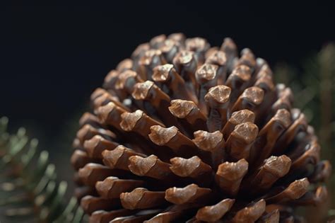 Premium Ai Image A Closeup Of A Natural Object Such As A Seed Or Pinecone With Interesting