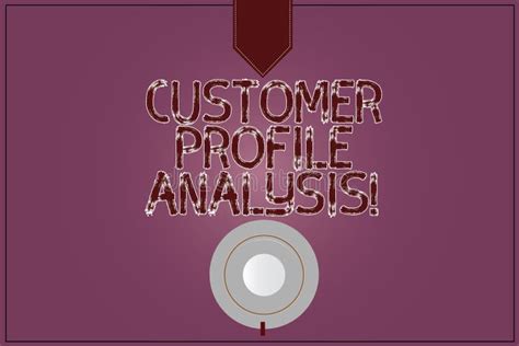 Writing Note Showing Customer Profile Analysis Business Photo Showcasing Customer Profile Or