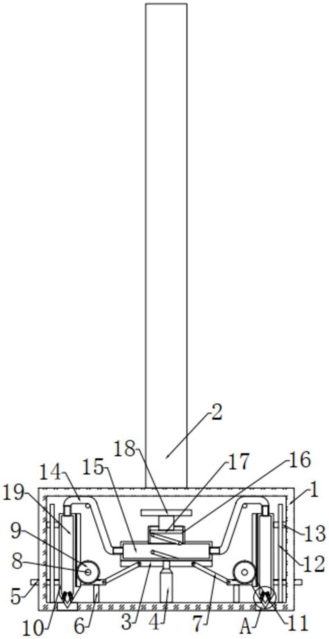 一种测绘工程测绘用便于固定的标杆的制作方法