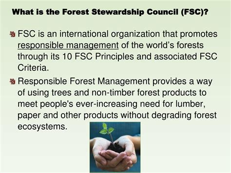 PPT What Is FSC PowerPoint Presentation Free Download ID 4741054