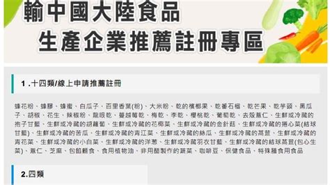太倉促？食品輸中僅5百多家註冊 第二階段10／29截止 生活 三立新聞網 Setncom
