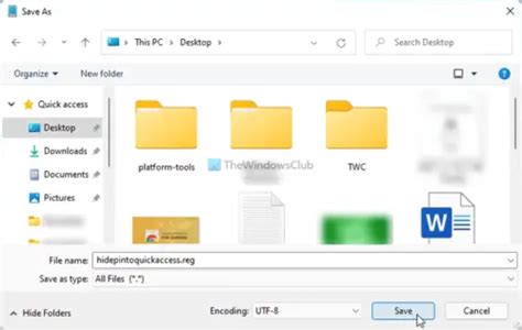 Show Or Hide Pin To Quick Access In Context Menu In Windows 11
