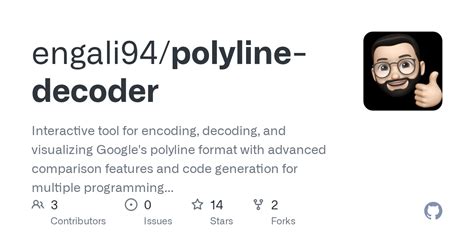 Github Engali94polyline Decoder Interactive Tool For Encoding Decoding And Visualizing