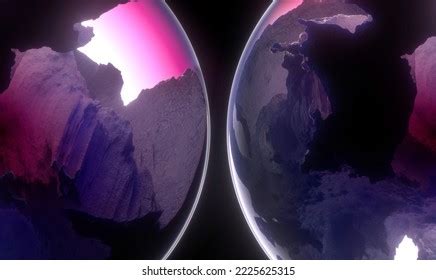 D Render Abstract Art Two Surreal Stock Illustration Shutterstock