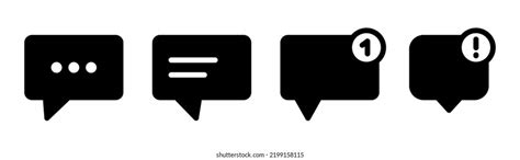 Error Success Warning Notification Messages Set Stock Vector Royalty