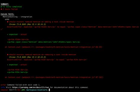 Tests Fail · Issue 4629 · Ckeditorckeditor5 · Github