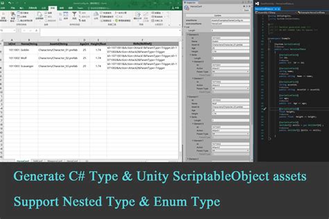 ExcelForUnity 유틸리티 도구 Unity Asset Store