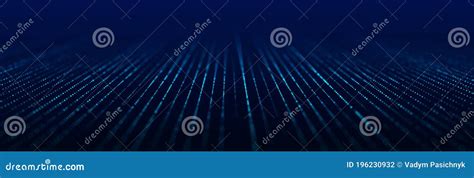 Network Connection Structure Perspective Grid Technology Wave Big Data Visualization