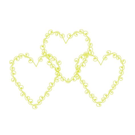 Premium Vector Decorative Love Shape Vector Luxury Love Heart Design