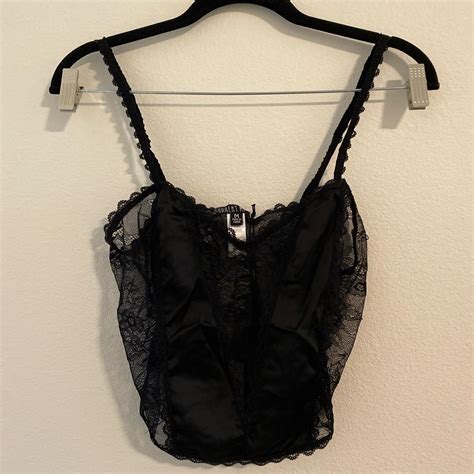 Dolls Kill Lace Cutout Top Size M Color Depop