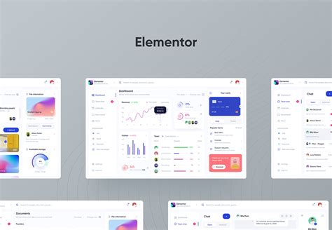 Elementor Dashboard Design Behance
