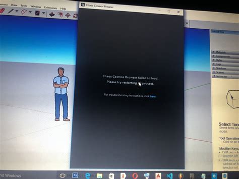 Cosmos Browser Failed To Load Extensions Sketchup Community