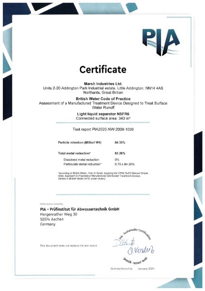 Light Liquid Separator Marsh Industries Ltd Nbs Source