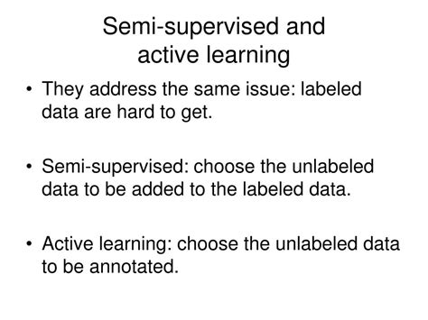 Ppt Semi Supervised Learning And Self Training Powerpoint