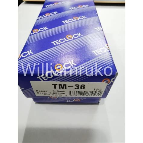 Jual Teclock Dial Indicator Mm Type Tm Terlaris Shopee Indonesia