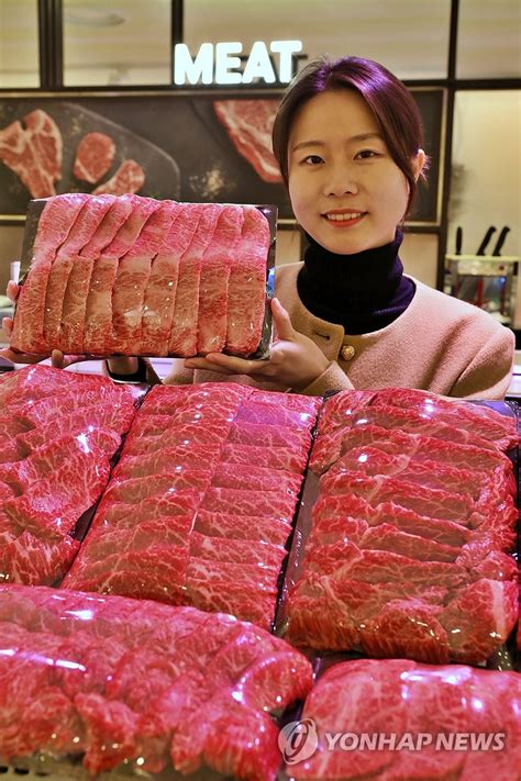롯데백화점 한우데이 맞아 특수부위 할인 판매 연합뉴스