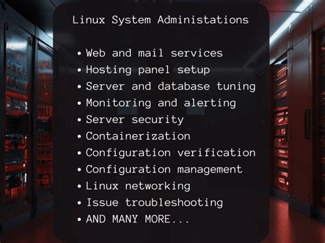 Linux System Administration Service Upwork