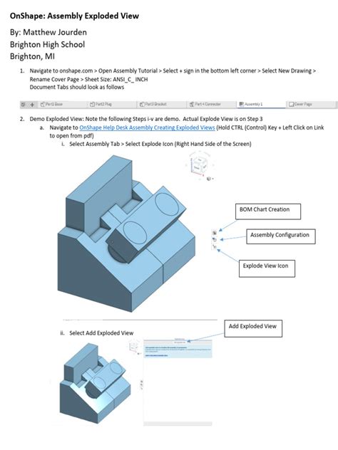 Tutorial Assembly Exploded View Pdf