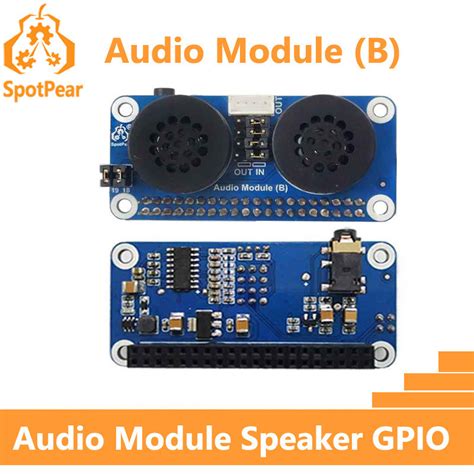 Audio Module B Speaker Module For Raspberry Pi Zero 3B 4B GPIO Audio Amplification PWM Sound