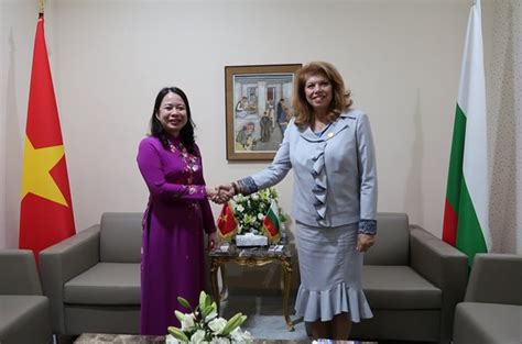 Илияна Йотова се срещна с вицепрезидента на Виетнам
