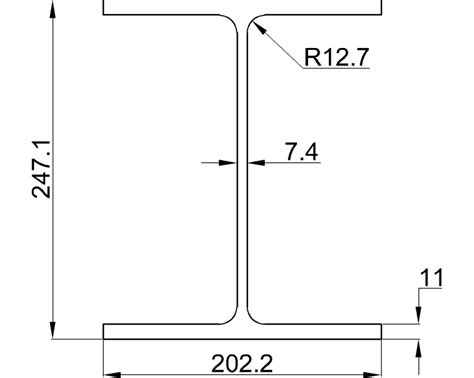W10x33 Your Steel Standards And Cad File Hub