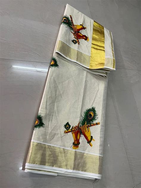 Kerala Cotton Saree At ₹ 500piece Cotton Saree In Guruvayur Id