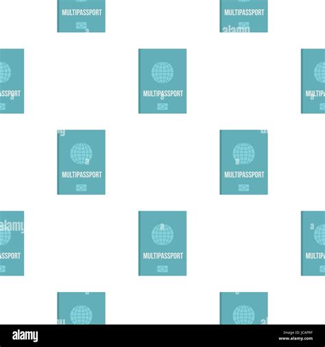 Passport Pattern Flat Stock Vector Image And Art Alamy
