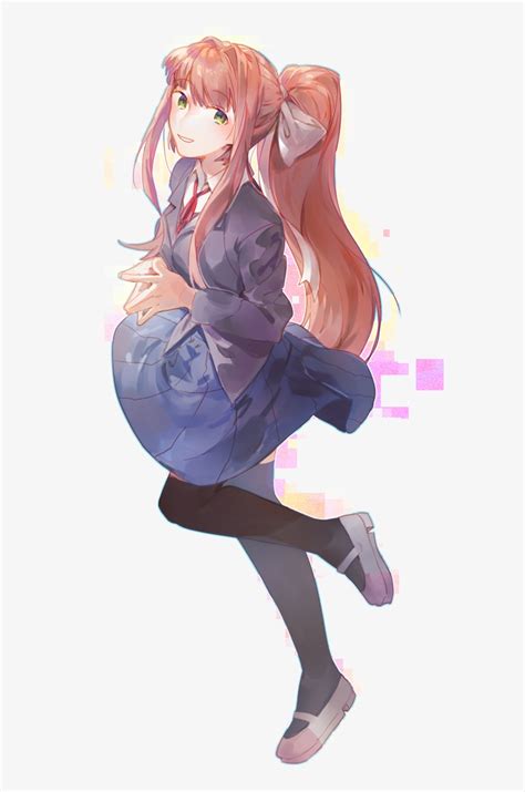 Ddlc Monika Fanart 769 X 1038 Jpeg 168 кб