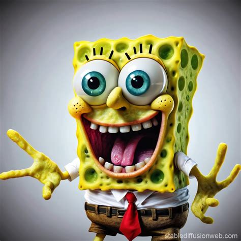 Spongebob In A Creepy Mood Stable Diffusion Online Spongebob In A Creepy Mood Stable Diffusion Online